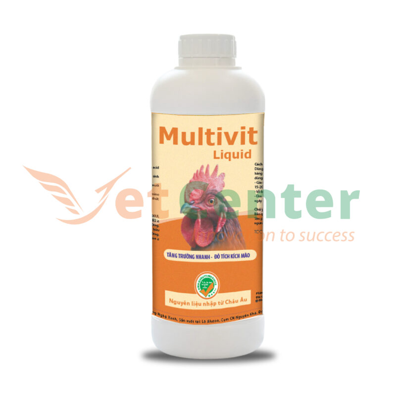 Multivit Liquid – Tăng trưởng nhanh, Đỏ tích kích mào – Thuốc thú y ...