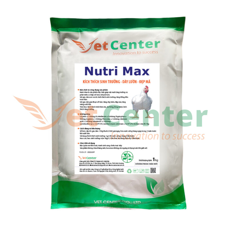 Nutri Max – Kích Thích Sinh Trưởng, Dày Lườn, Đẹp Mã – Thuốc thú y ...